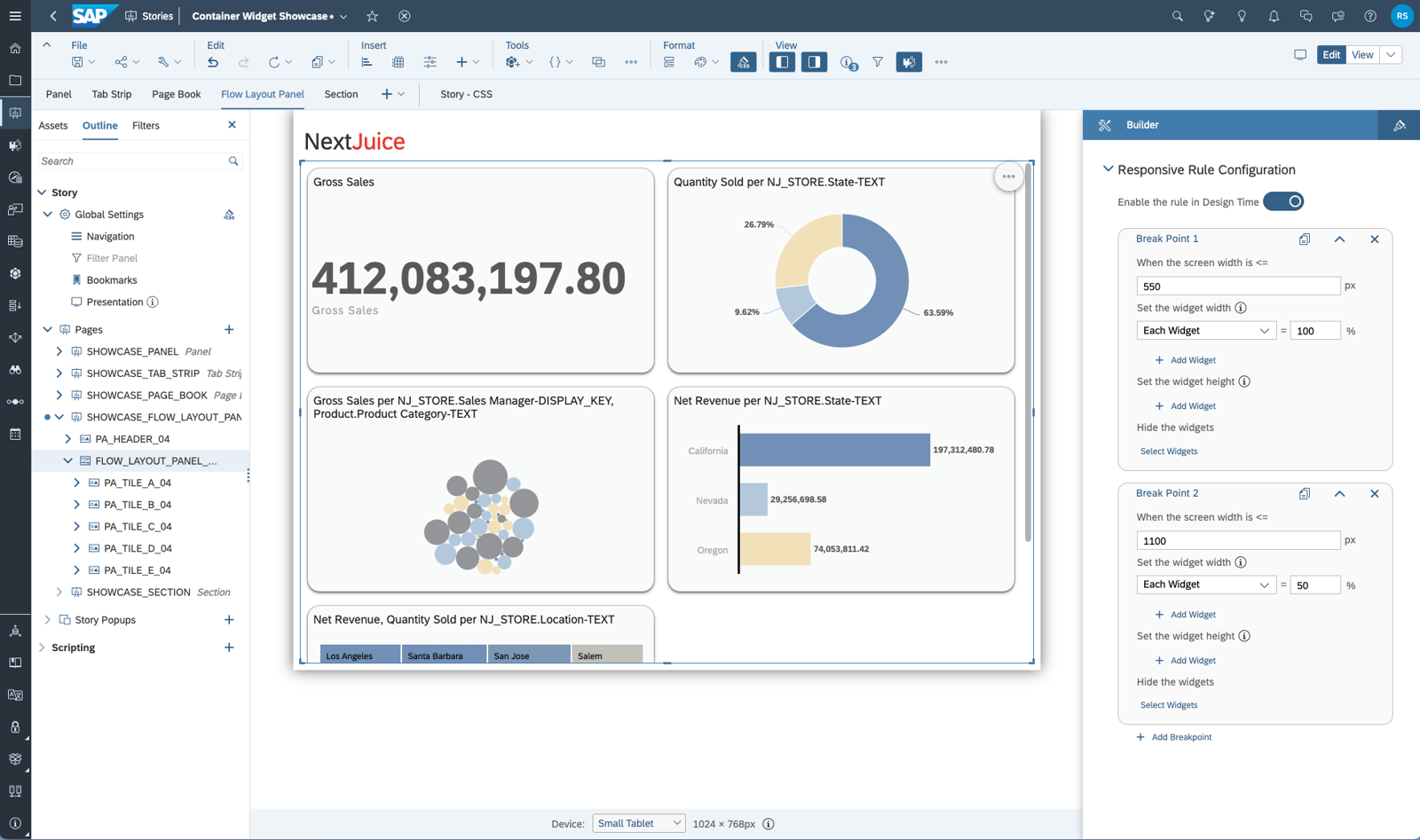 SAP Analytics Cloud - Using SAC container objects correctly